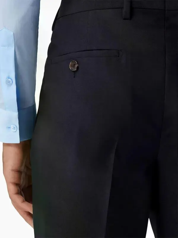 Burberry Pressed Crease Tailored Trousers