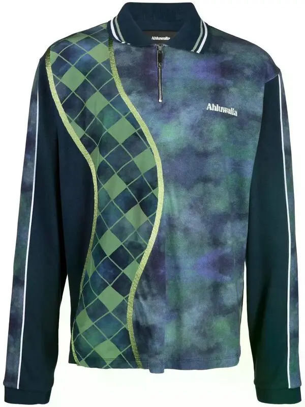 Ahluwalia Abstract-print Polo Shirt