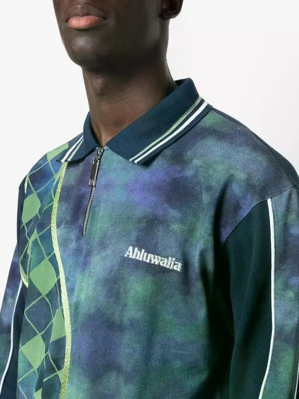 Ahluwalia Abstract-print Polo Shirt