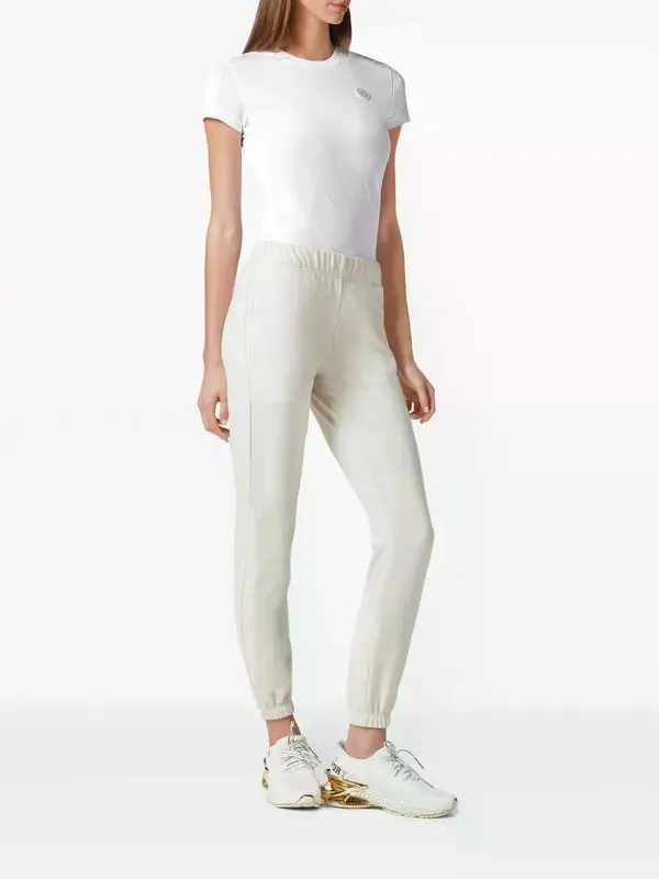 PLEIN SPORT Logo-embossed Tapered Track Pants