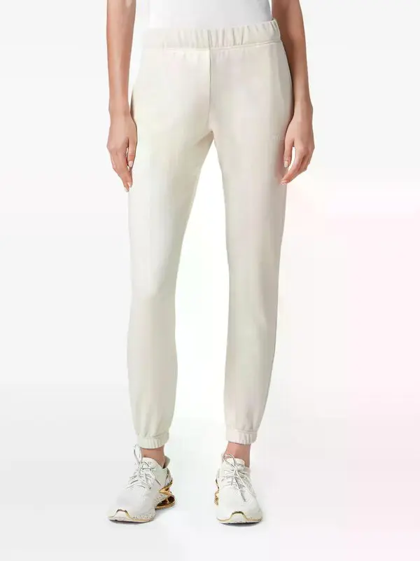 PLEIN SPORT Logo-embossed Tapered Track Pants