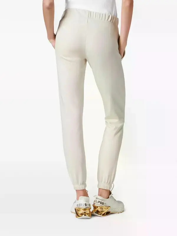 PLEIN SPORT Logo-embossed Tapered Track Pants