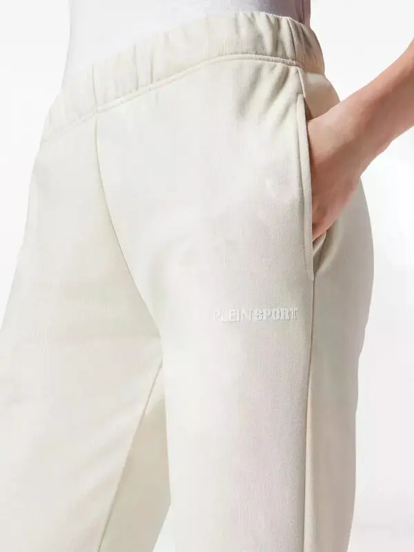 PLEIN SPORT Logo-embossed Tapered Track Pants