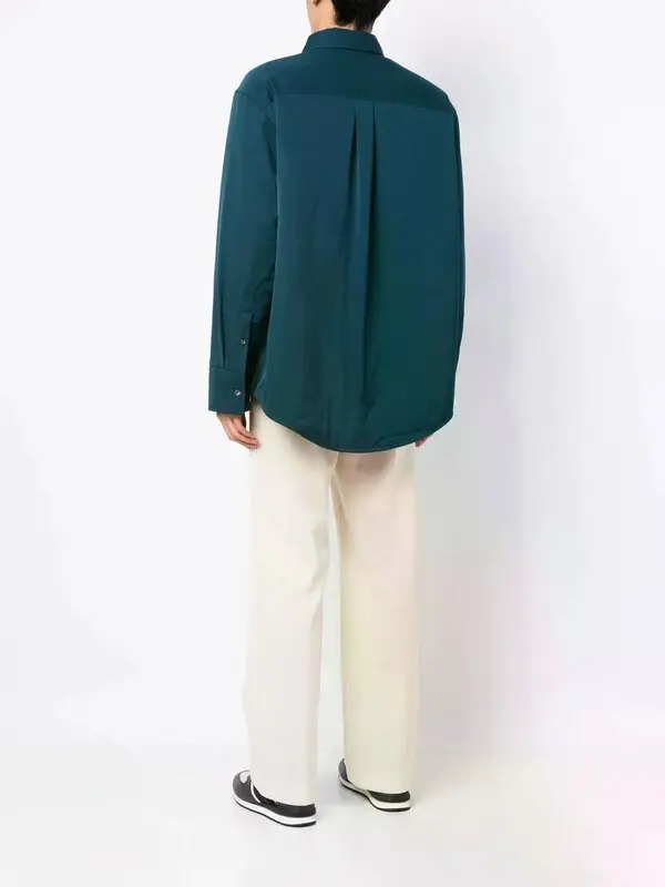 LANVIN Box-pleat Long-sleeved Shirt