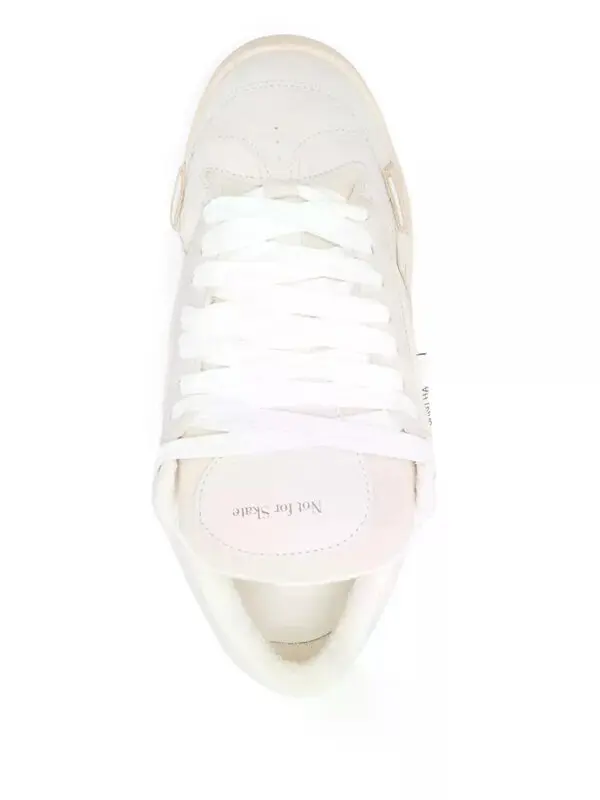 SANTHA Panelled Lace-up Sneakers