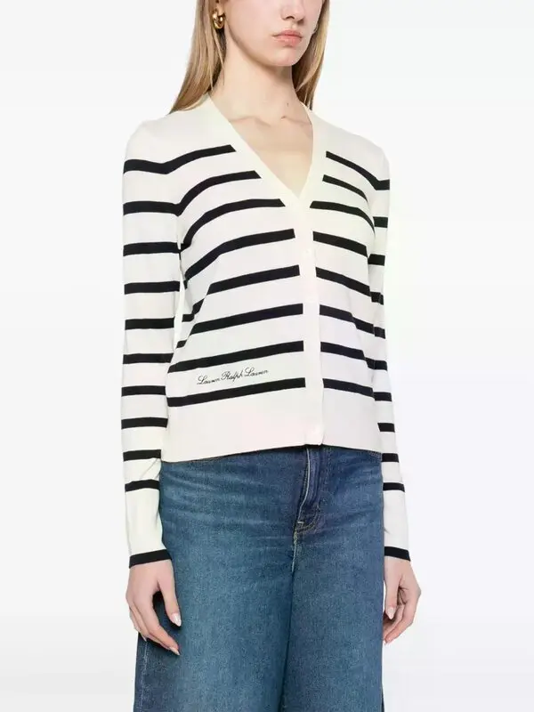 Ralph Lauren Striped V-neck Cardigan