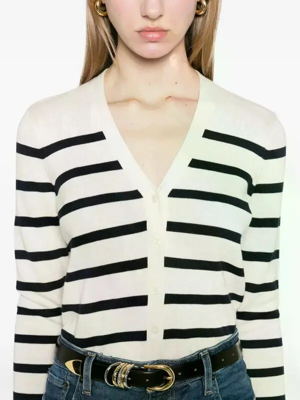 Ralph Lauren Striped V-neck Cardigan