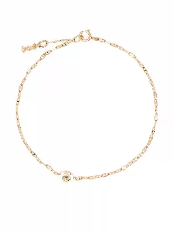 MARIA BLACK Yellow -tone Cable-link Chain Bracelet - Gold