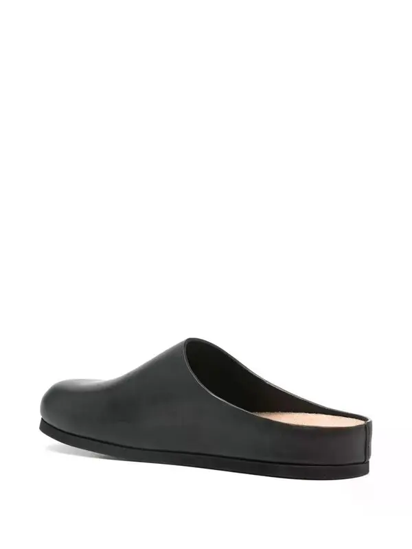 COMMON PROJECTS Leather Mules - Black