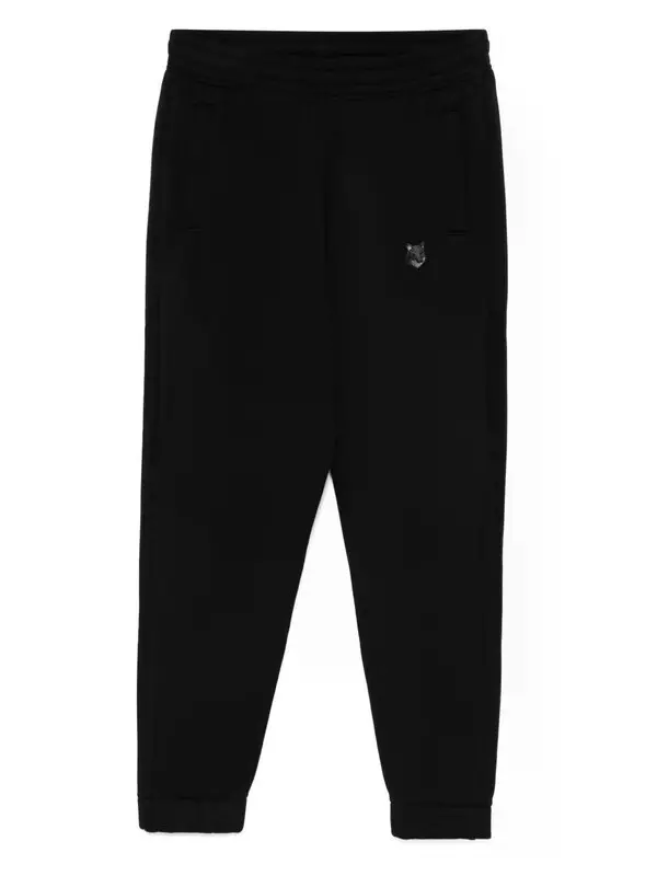 Maison Kitsuné Bold Fox Head-patch Track Pants - Black