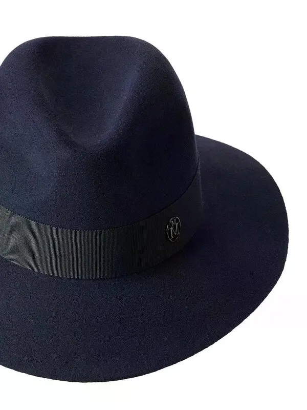MAISON MICHEL Henrietta Felt Fedora Hat - Neutrals