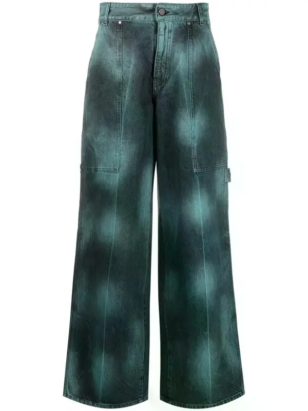 Stella McCartney Tie-dye Wide-leg Jeans