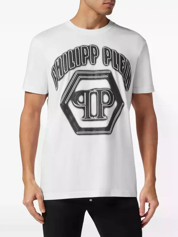 Philipp Plein Logo-print Cotton T-shirt - White