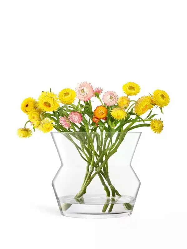 LSA INTERNATIONAL Medium Sculpt Glass Vase