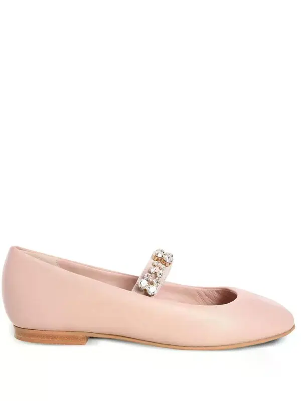 Casadei Embellished Ballerina Flats
