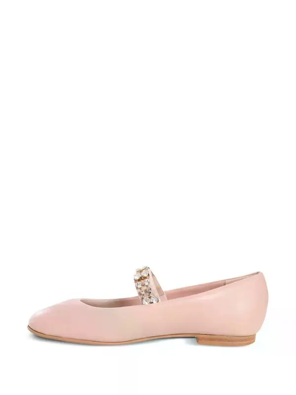 Casadei Embellished Ballerina Flats