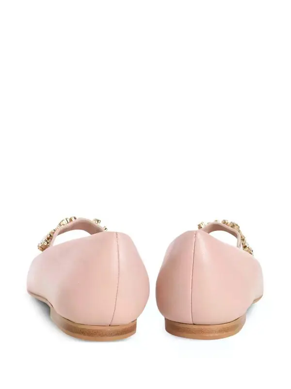 Casadei Embellished Ballerina Flats