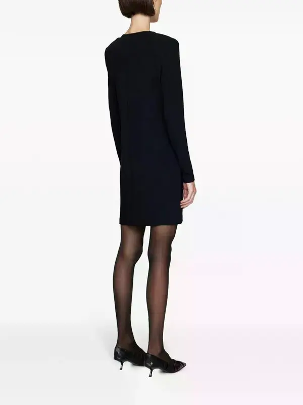 ANINE BING Crepe Knot Detail Mini Dress