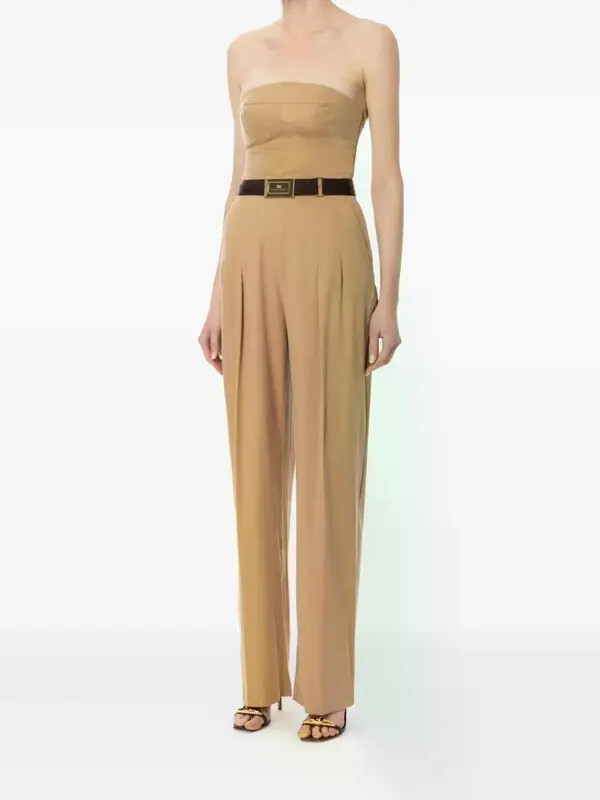 Elisabetta Franchi Belted Jumpsuit
