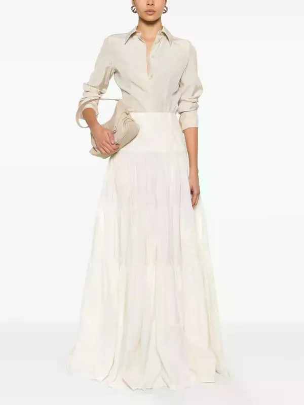 MAISON MARGIELA Tiered Midi Skirt
