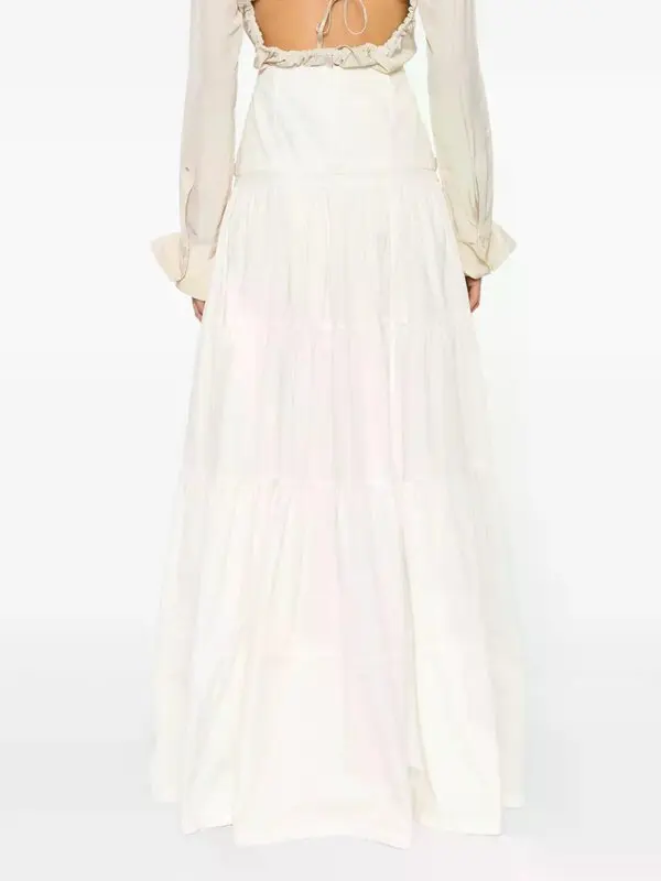 MAISON MARGIELA Tiered Midi Skirt