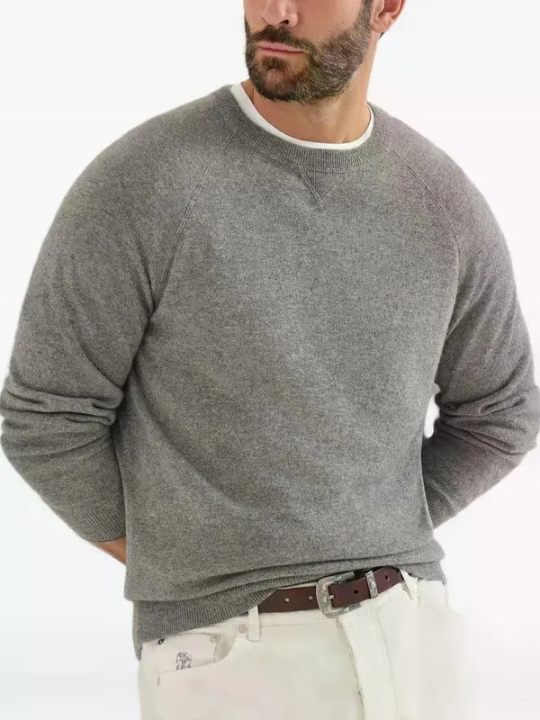 Brunello Cucinelli Cashmere Crew Neck Sweater