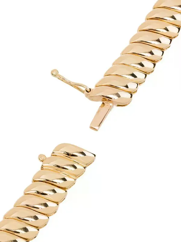 ANITA KO Zoe Link Necklace In 18k Yellow