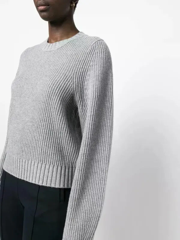 Dorothee Schumacher Ribbed-knit Crew Neck Sweatshirt