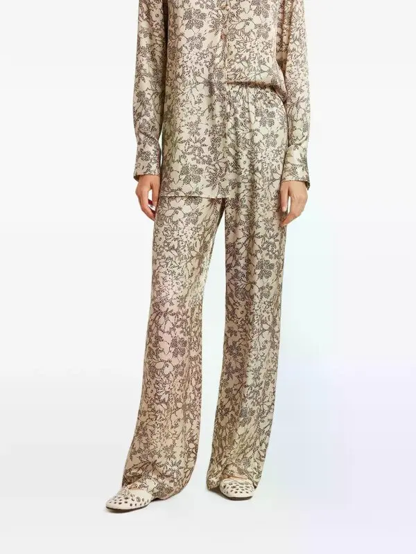 GOLDEN GOOSE Brittany Floral Print Trousers