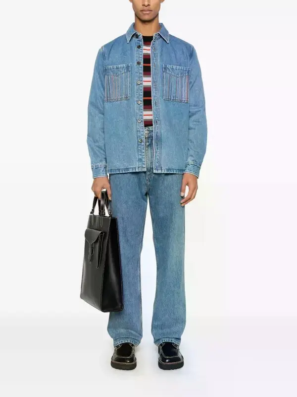 Paul Smith Striped Detail Shirt Jacket
