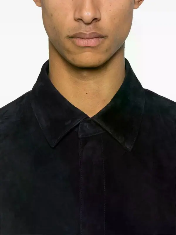 Emporio Armani Suede Shirt Jacket