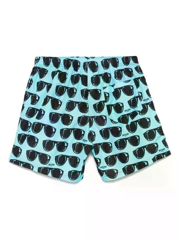 Moschino Sunglasses-print Swim Shorts