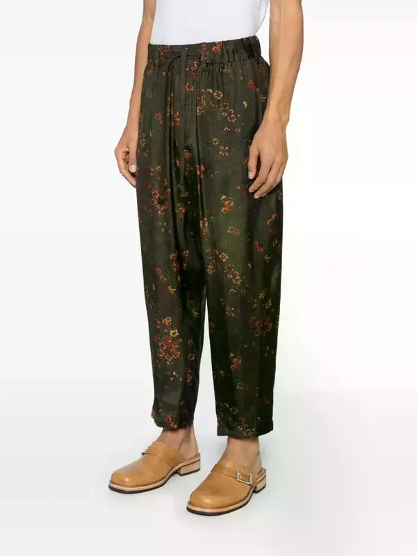 UMA WANG Pigiama Trousers - Brown