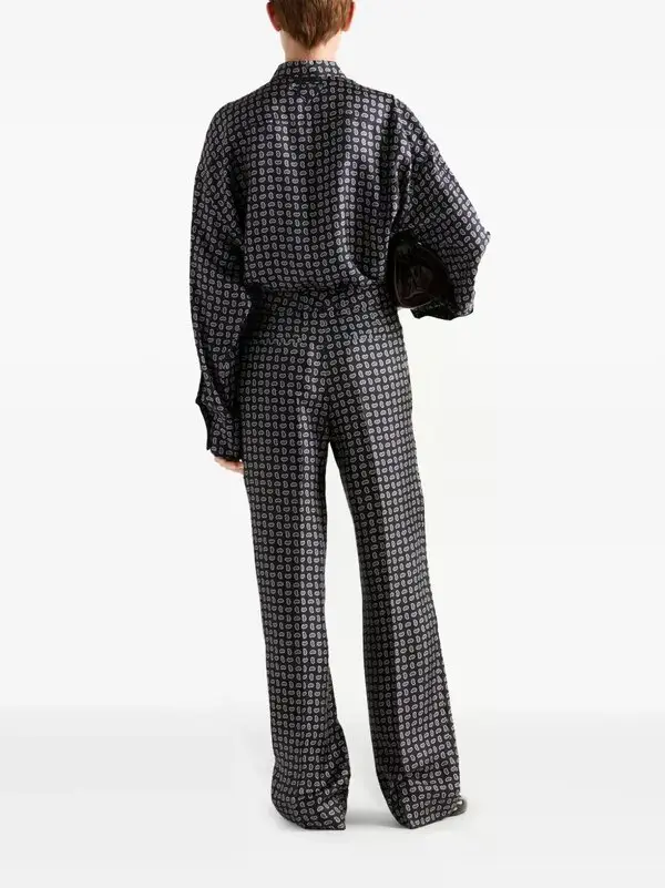Prada Printed Silk Shirt