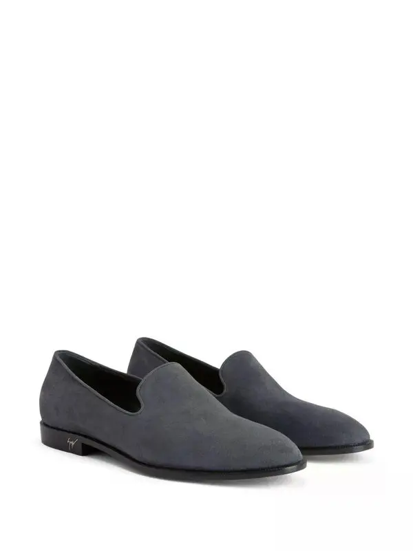 GIUSEPPE ZANOTTI Gatien Suede Loafers - Grey