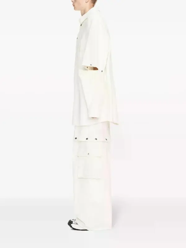 Off-White 90s Logo-appliqué Cotton Shirt