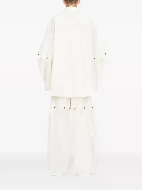 Off-White 90s Logo-appliqué Cotton Shirt
