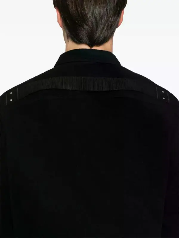 Rick Owens Felted Virgin Wool Shirt Jacket