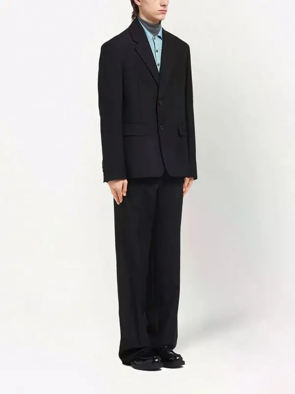 Prada Single-breasted Blazer - Black