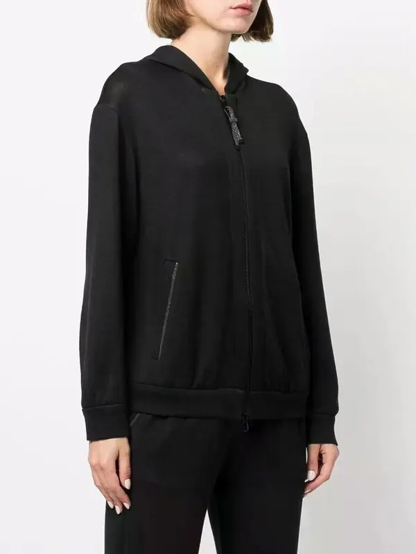 Brunello Cucinelli Monili-trim Zip-front Hoodie