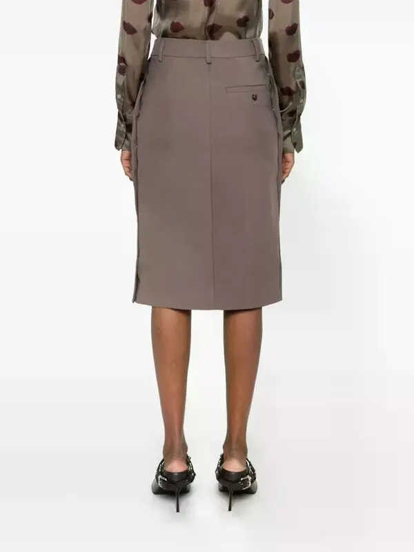 Stella McCartney Midi Skirt With Stud Detailing
