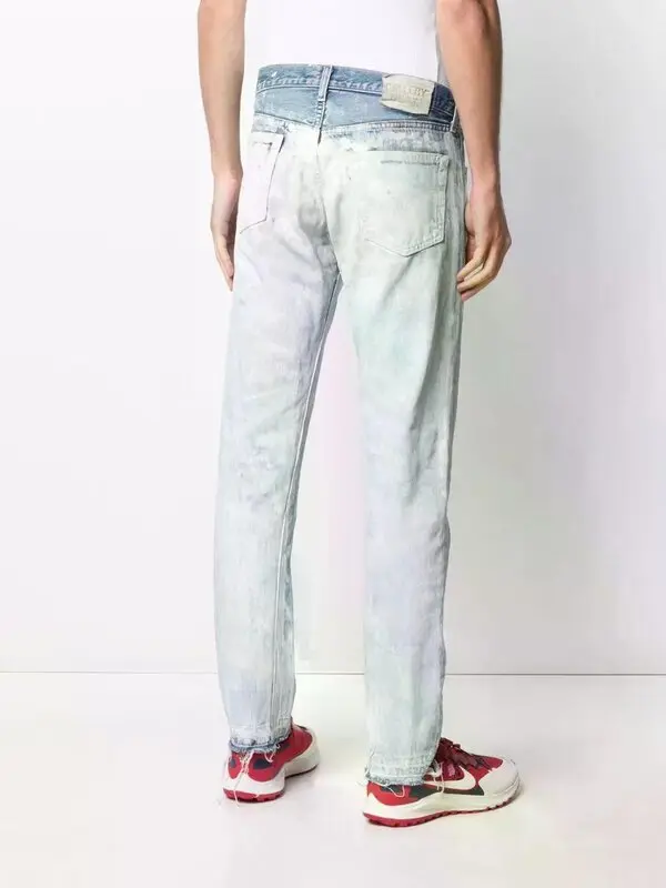 GALLERY DEPT. Mid-rise Straight-leg Bleached Jeans