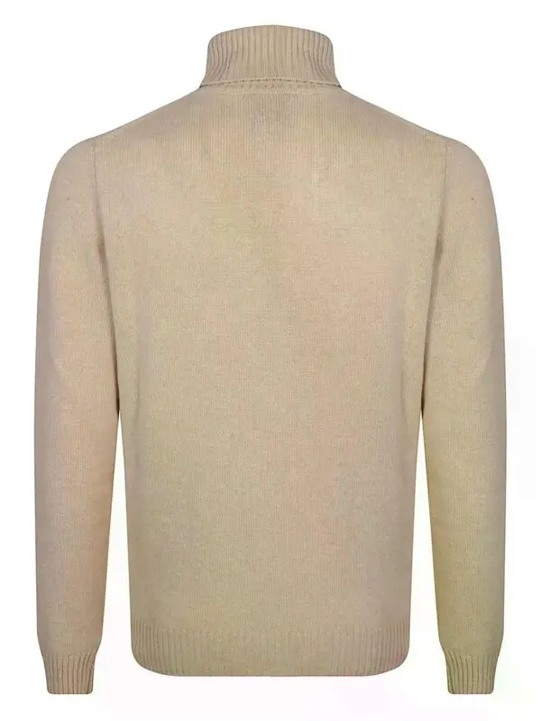 CENERE GB Roll Neck Jumper - Neutrals
