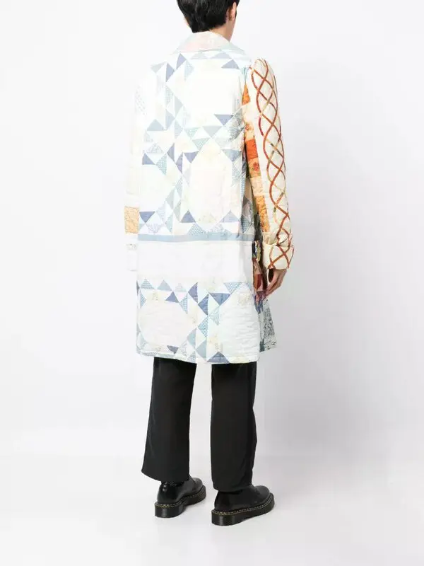 BETHANY WILLIAMS Double-breasted Patchwork Coat