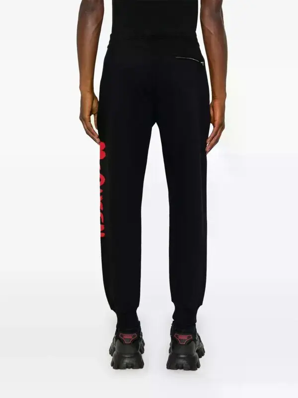 Alexander McQueen Graffiti Cotton Track Pants