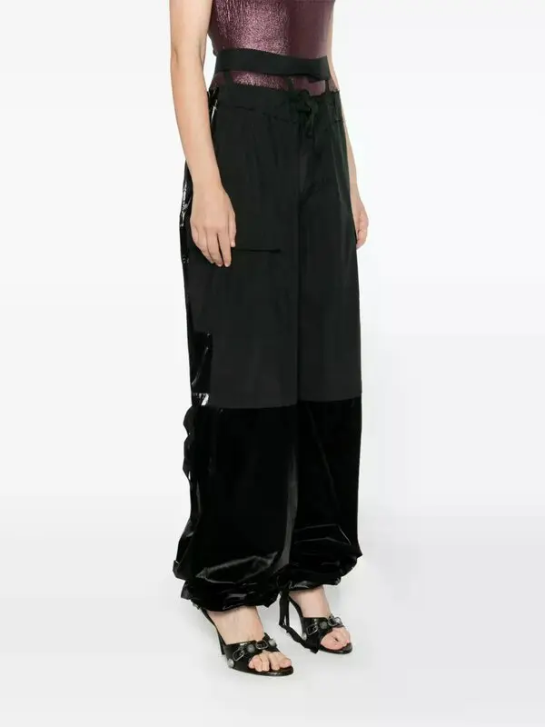 Ottolinger Panelled Trousers With Raw Cut Finish