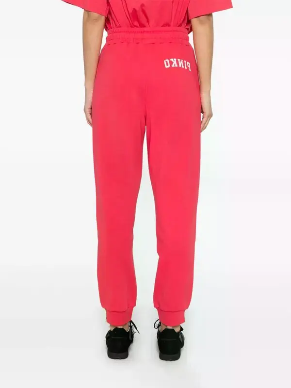 Pinko Logo Print Track Trousers - Red