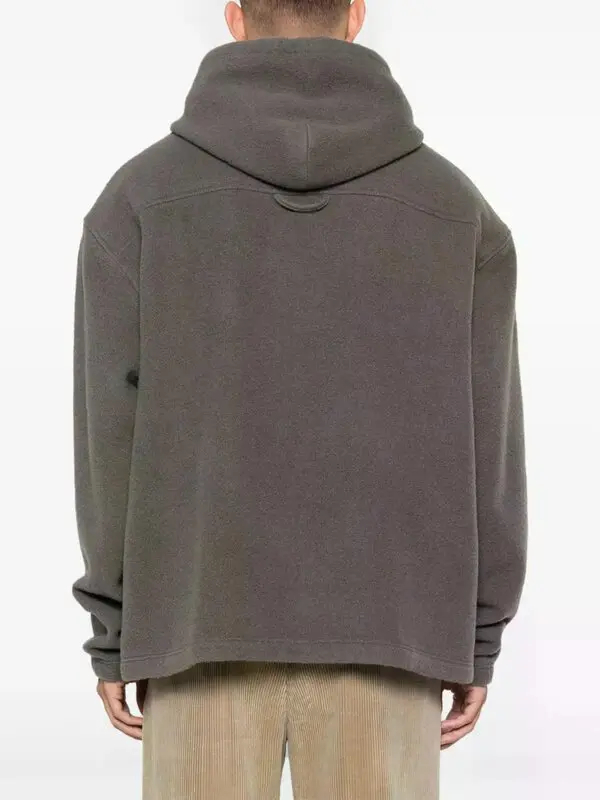 RIER Felted Virgin Wool Hoodie