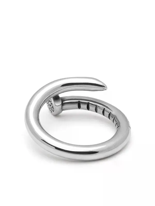 NIALAYA JEWELRY Engraved Nail Ring