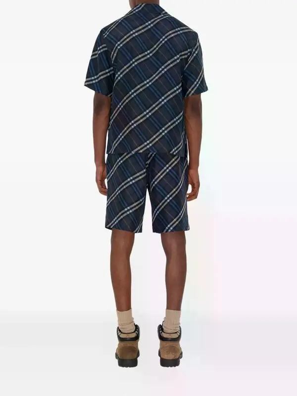 Burberry Checked Silk Shirt